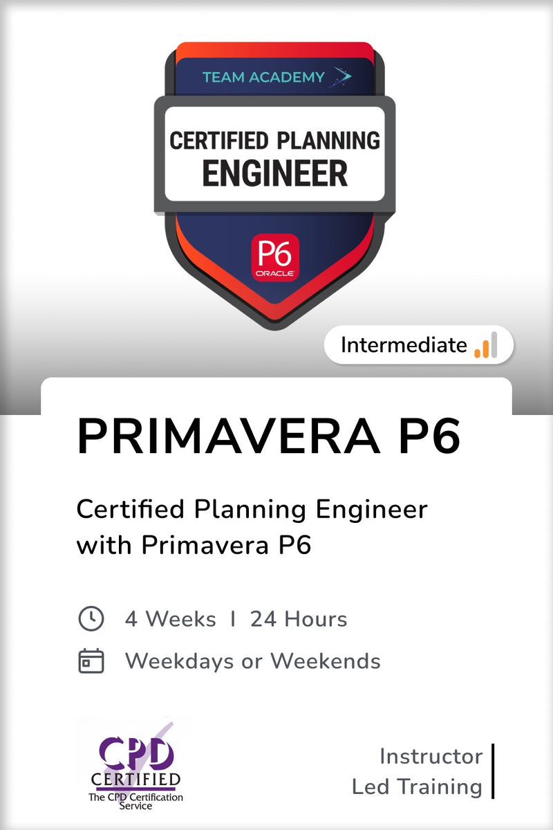 Primavera P6 Project Professional Training Certification Course in ...